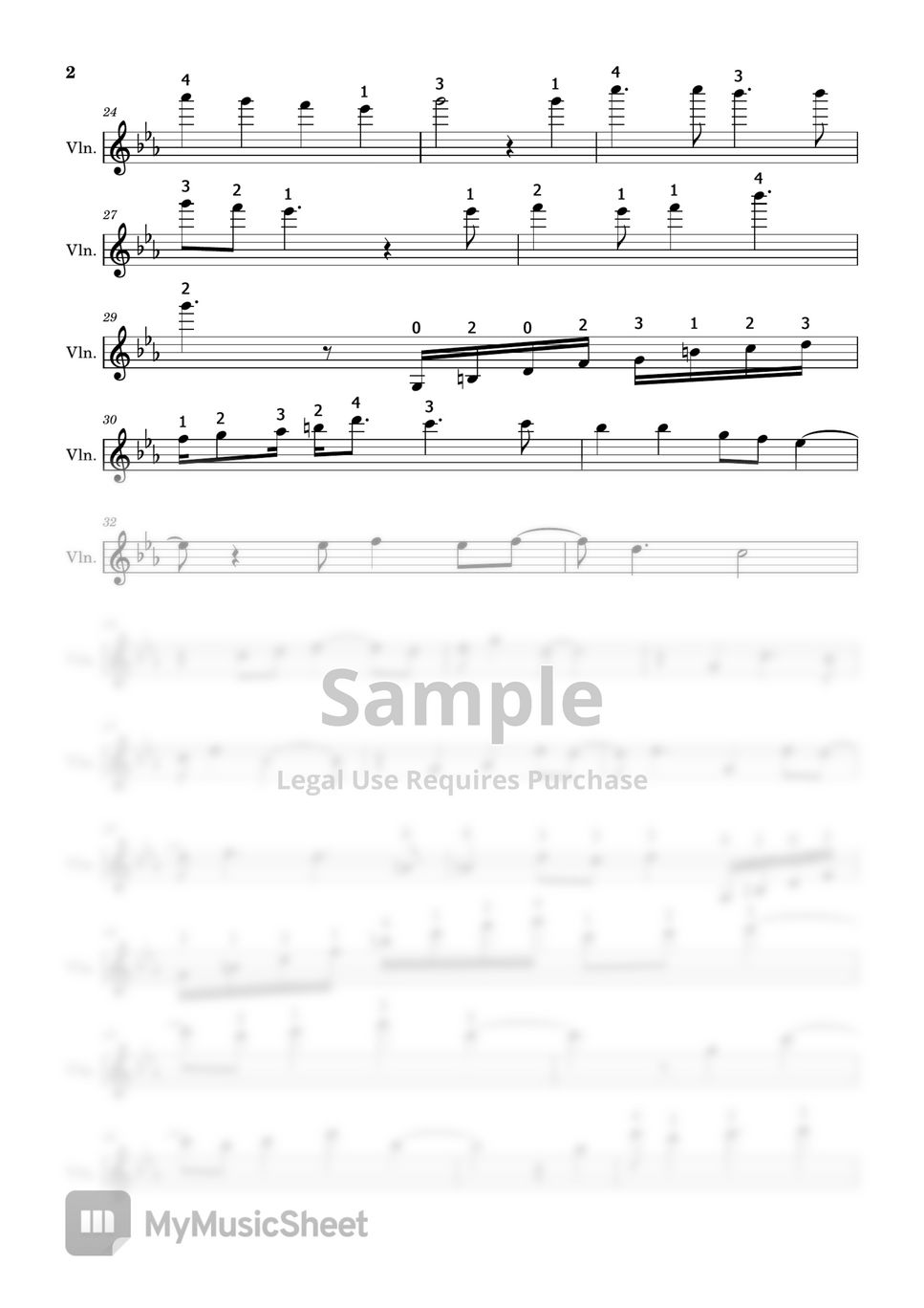Castle in the Sky - Laputa: Castle in the Sky Violin Sheet Music PDF | Packetsss Violin | mymusic5
