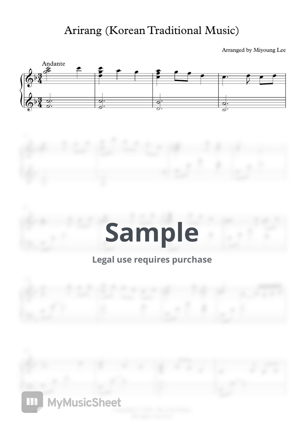 Arirang Sheets by Miyoung Lee