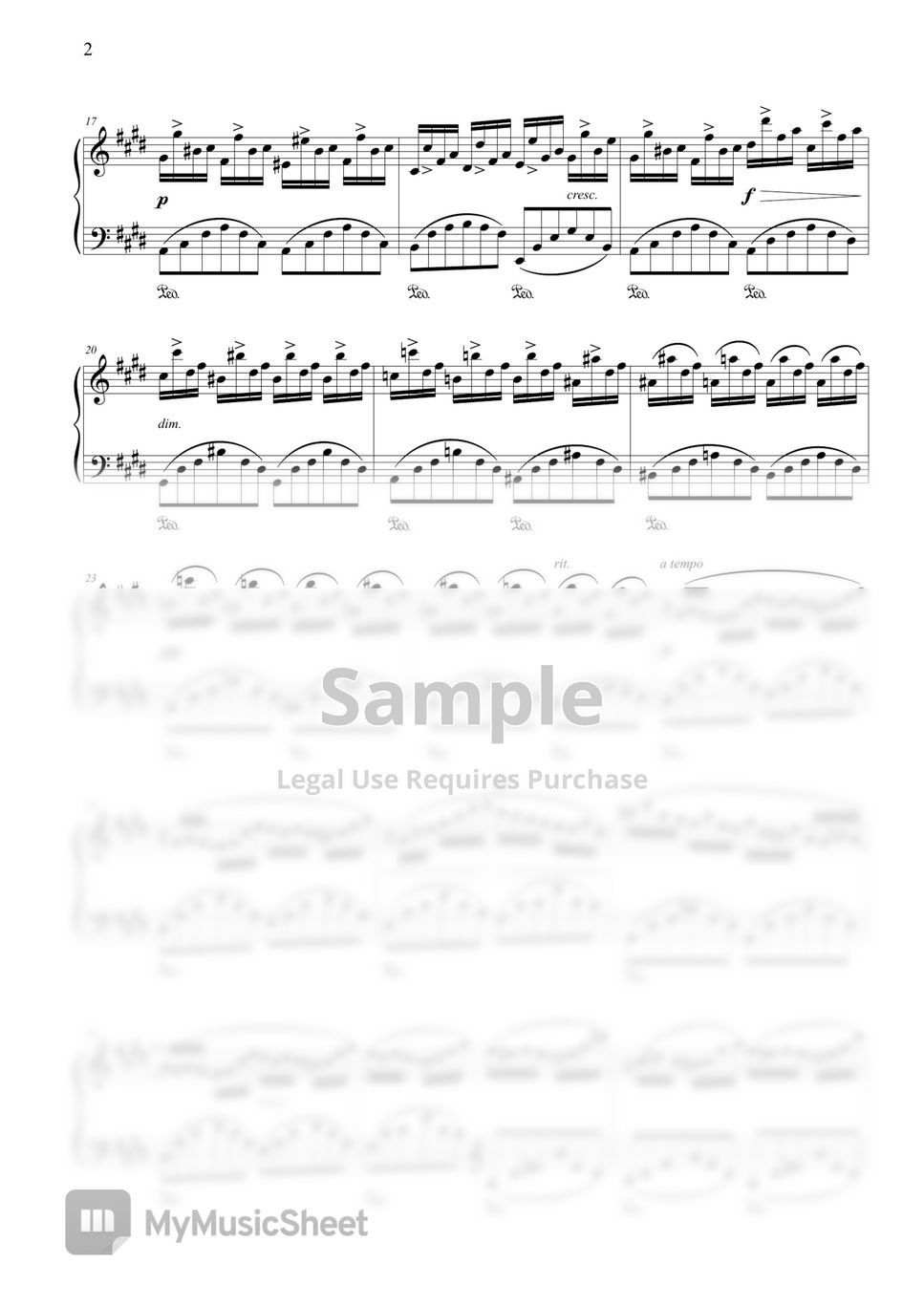 F Chopin Fantaisie Impromptu By Chopin Piano Sheet Music Free Nuty