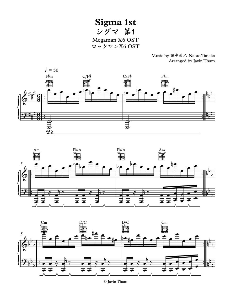 Megaman X6 - Sigma 1st Sheet by Javin Tham