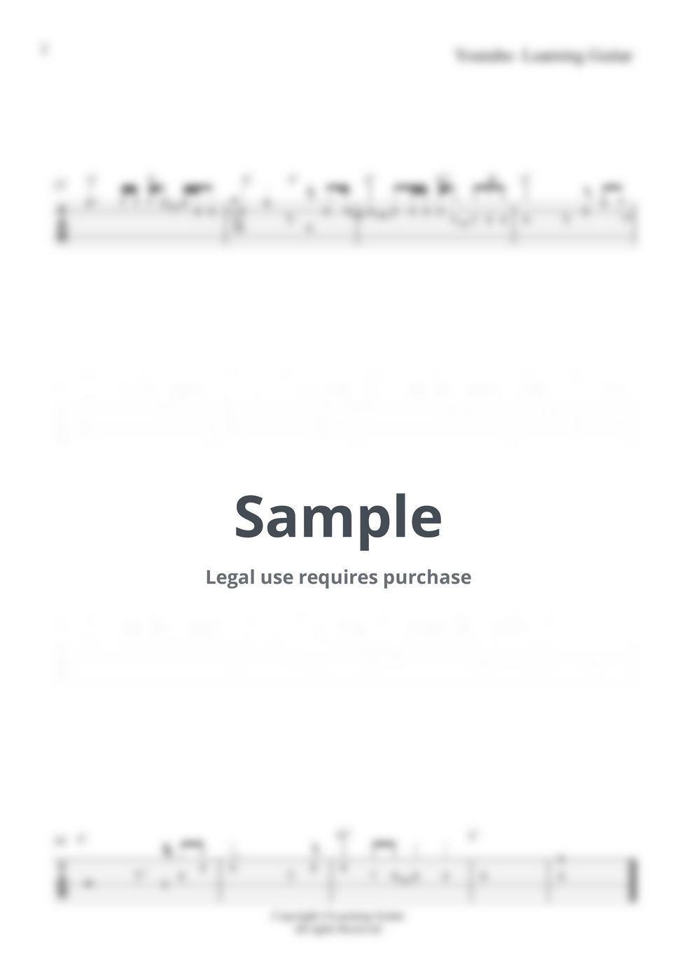 Josh Groban You Raise Me Up Guitar Melody Tab Sheets By Learning Guitar