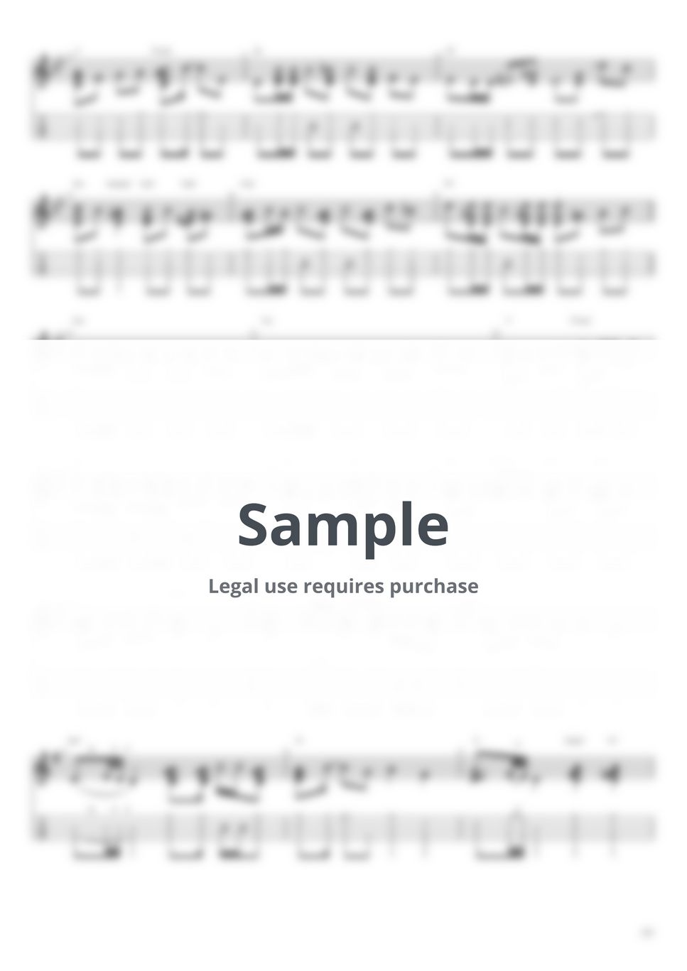 久保田早紀 - 異邦人 (Solo Ukulele / High-G/五線譜+TAB) Sheets by 浩成