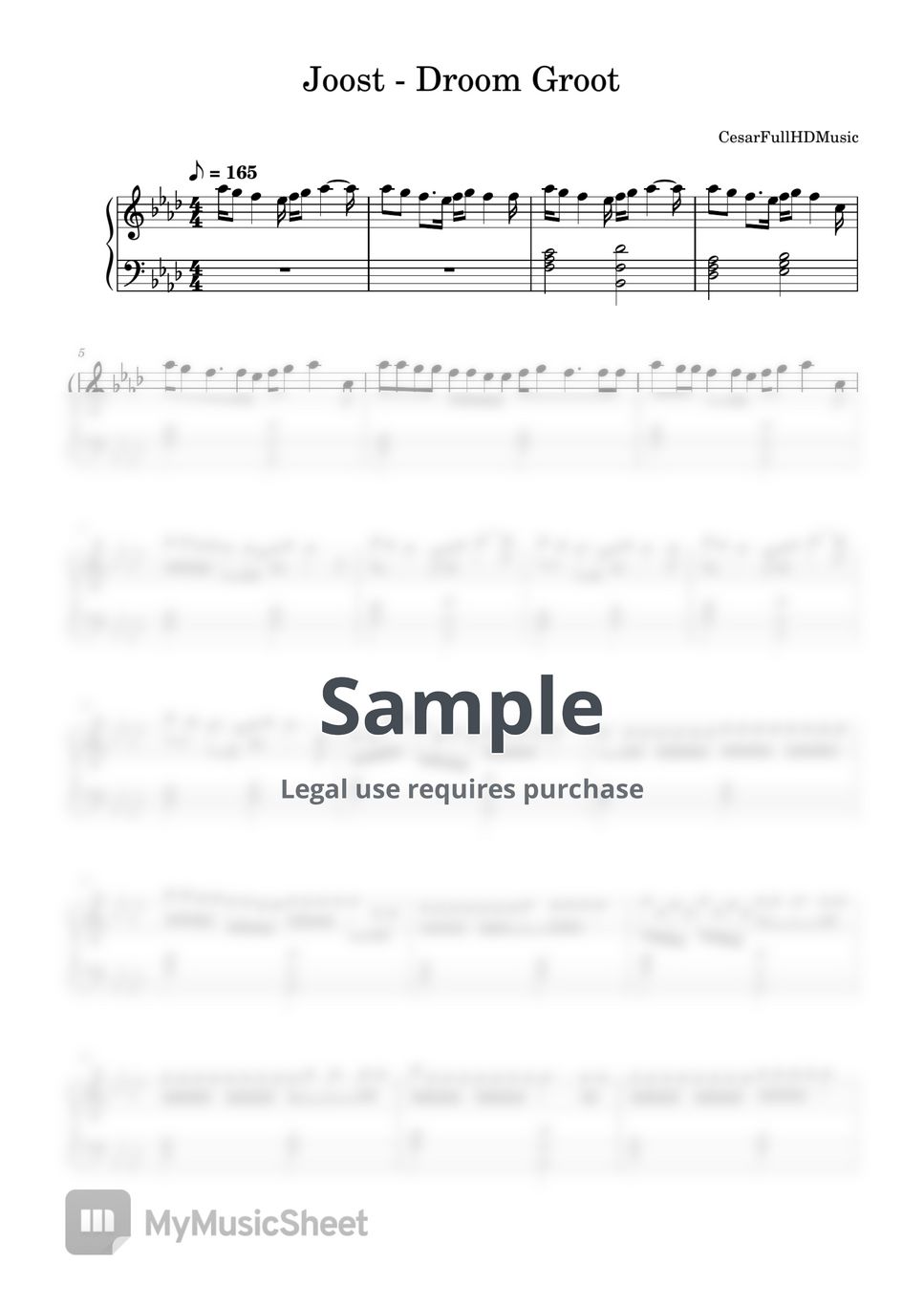 Joost - Droom Groot | Netherlands 🇳🇱 | Eurovision 2024 Sheets