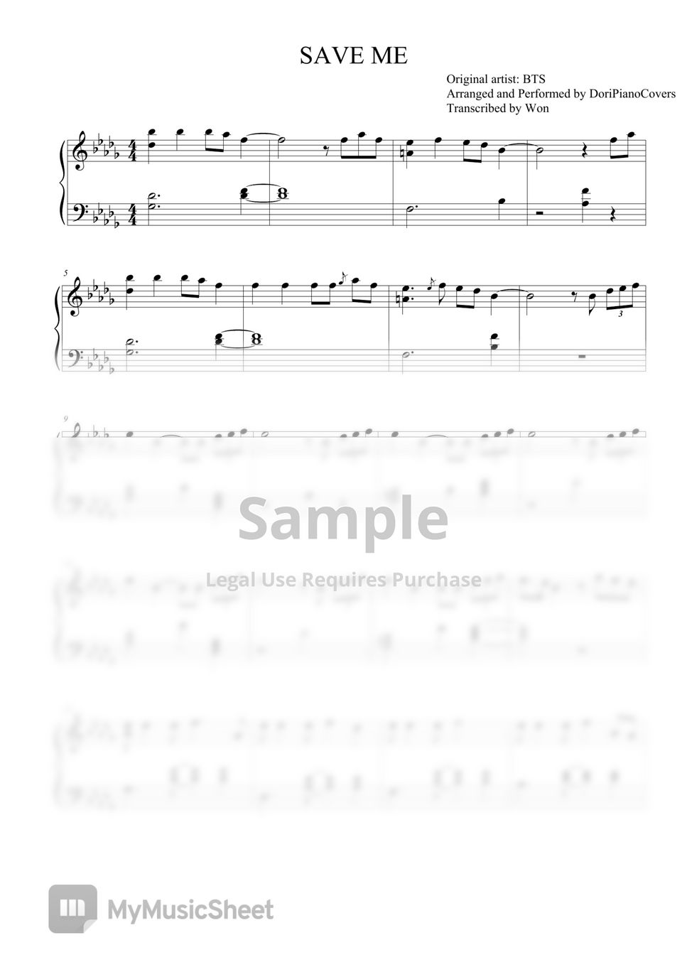 BTS - SAVE ME แผ่น