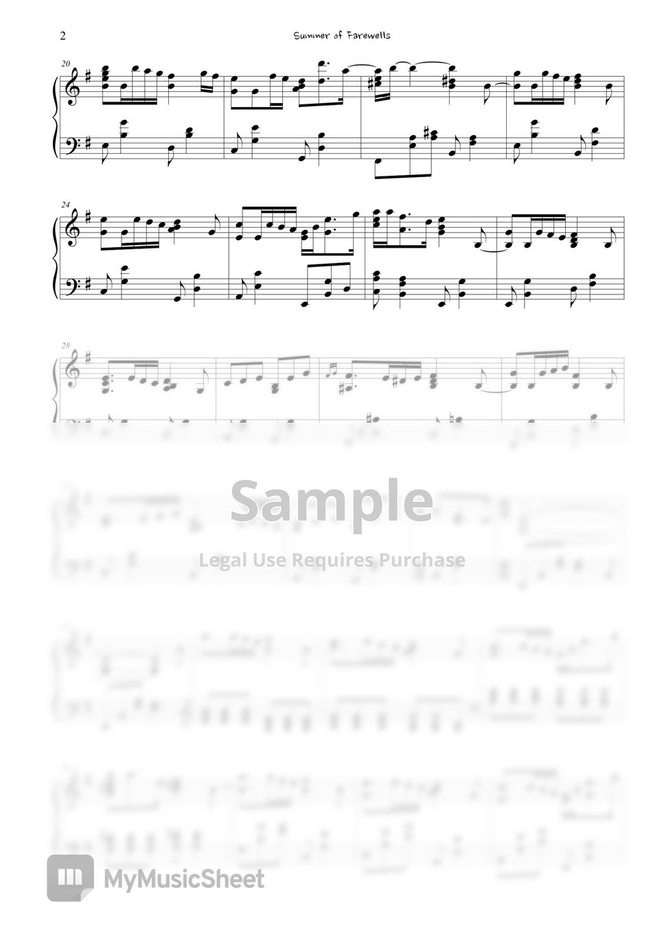 코쿠리코 언덕에서 OST - さよならの夏 (이별의 여름) summer of farewells from Up on Poppy ...