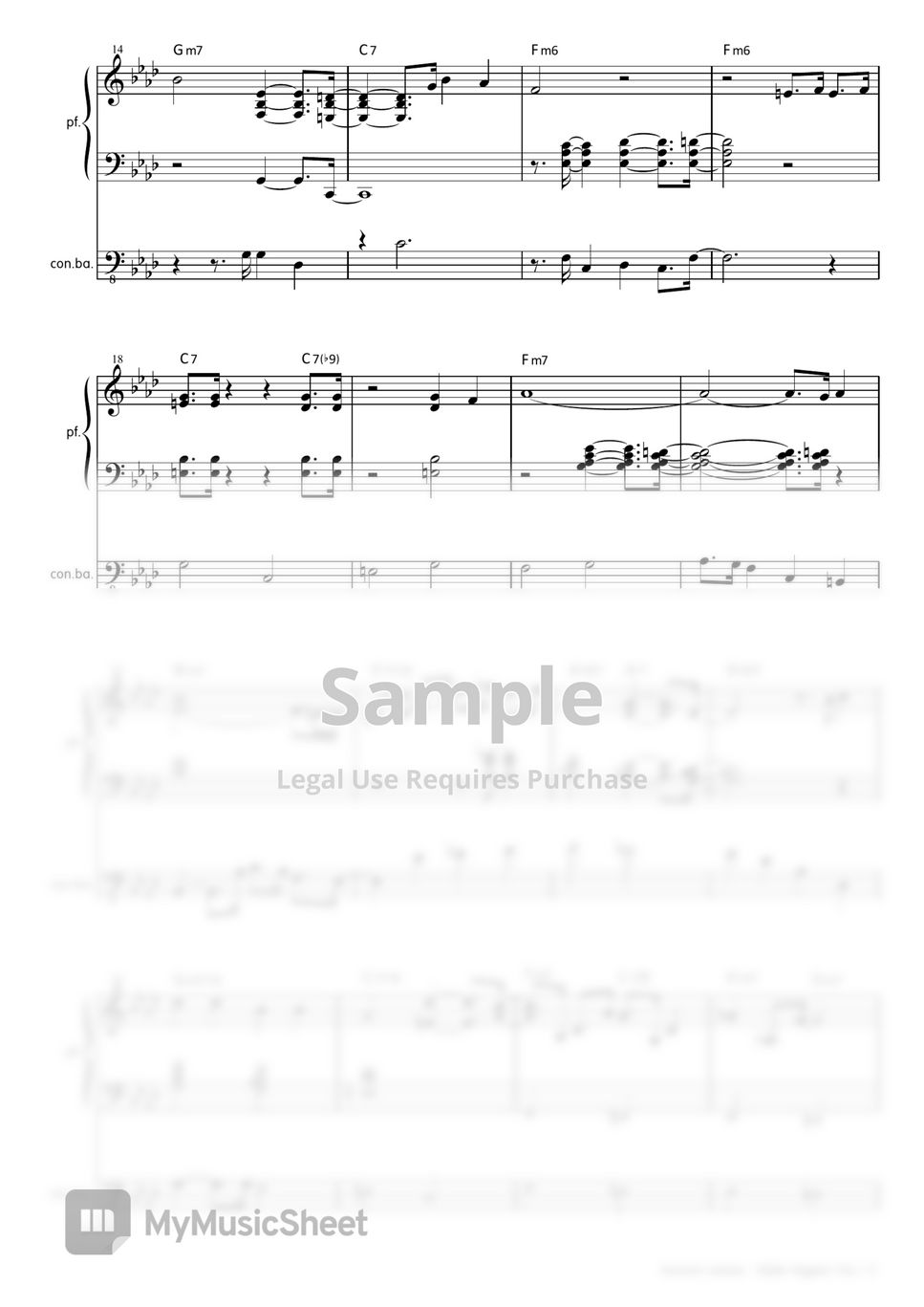 Eddie Higgins trio - 秋叶-Autumn Leaves 钢琴 乐谱 PDF | Sicilianblue | mymusic5