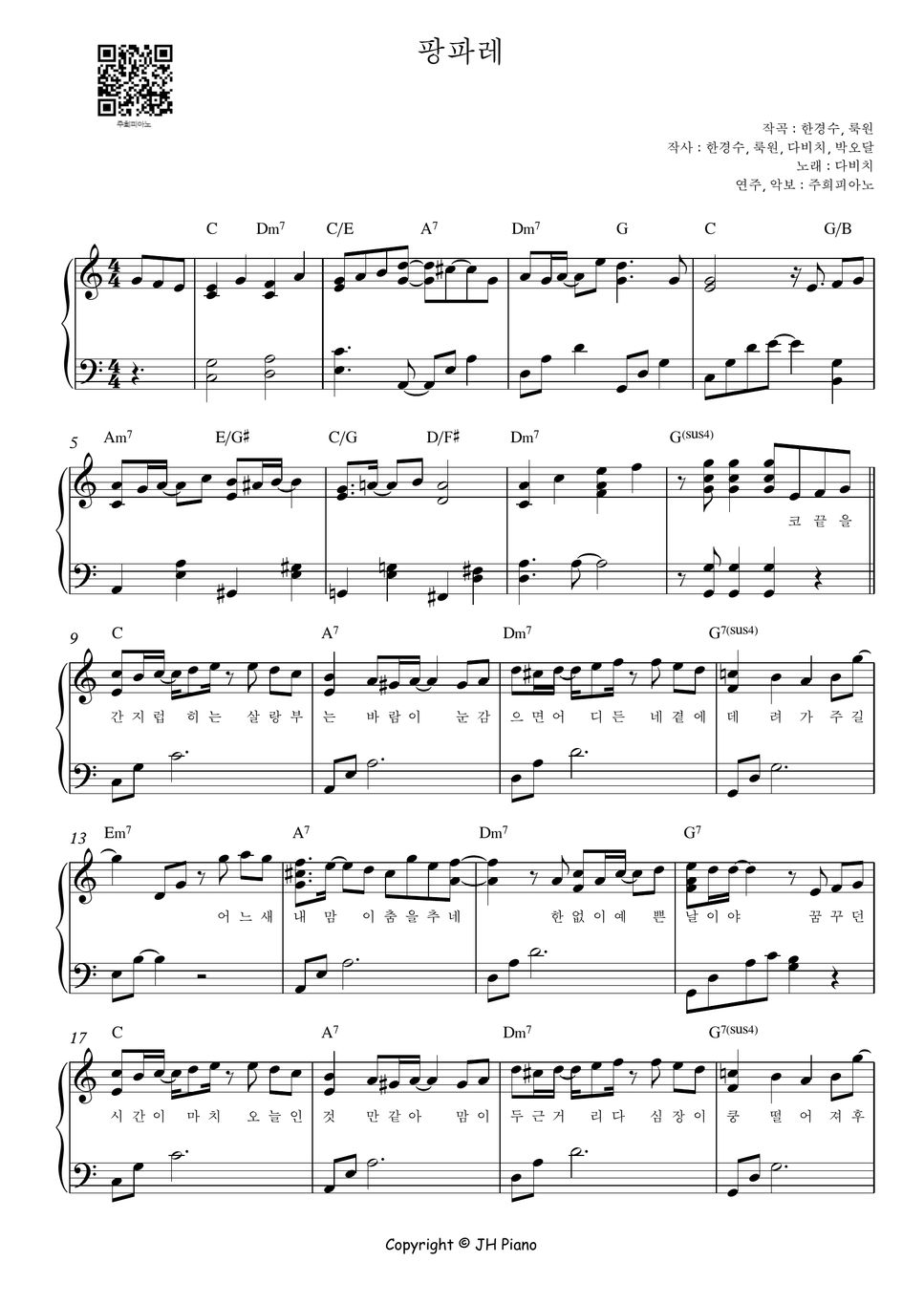 DAVICHE - Fanfare Blad by JH Piano