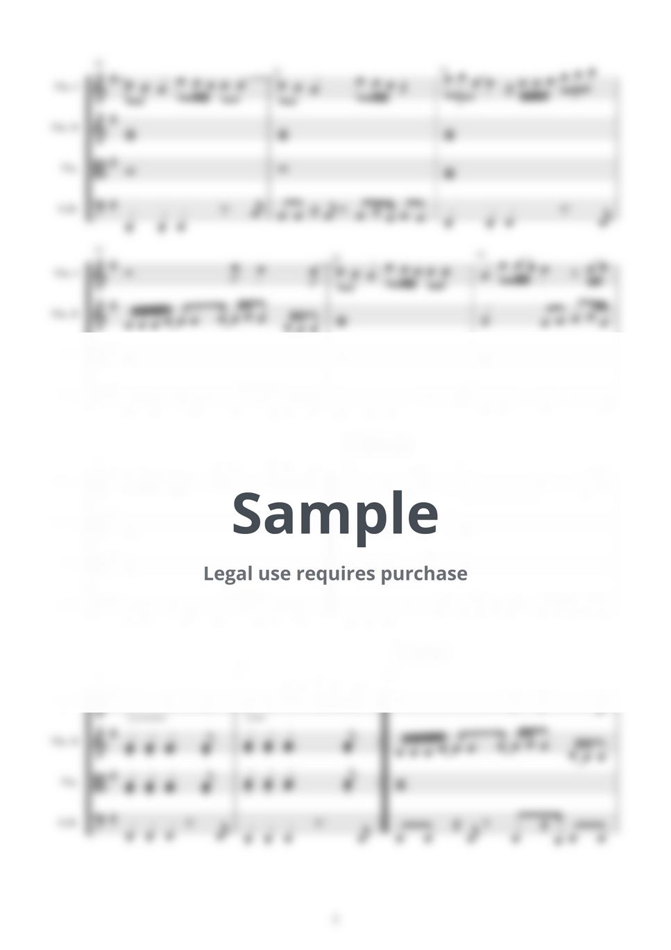 Beyonce - Cuff It (for string quartet) Sheets by ScoreProduction