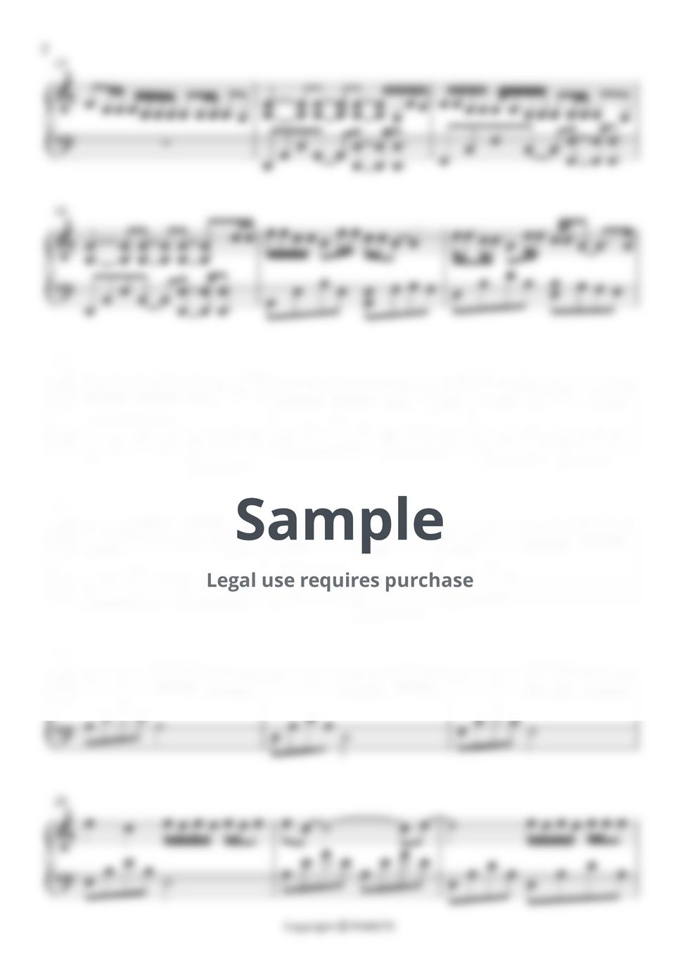 LE SSERAFIM(르세라핌) - Easy (Piano Cover) Sheet Music by 피아노트PIANOTE