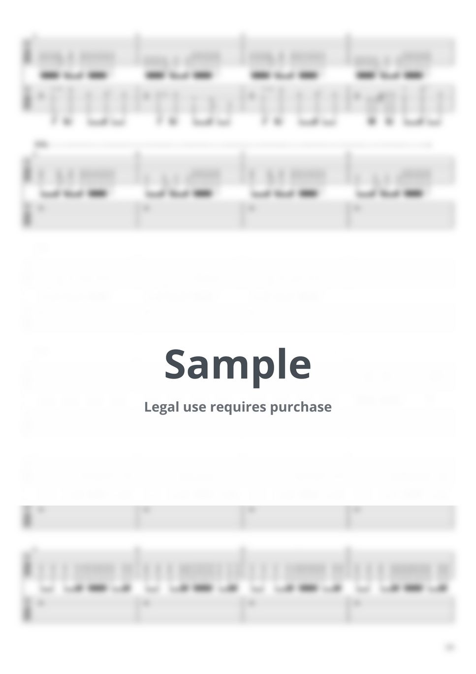 櫻坂46 - BAN 악보 by suzukitab