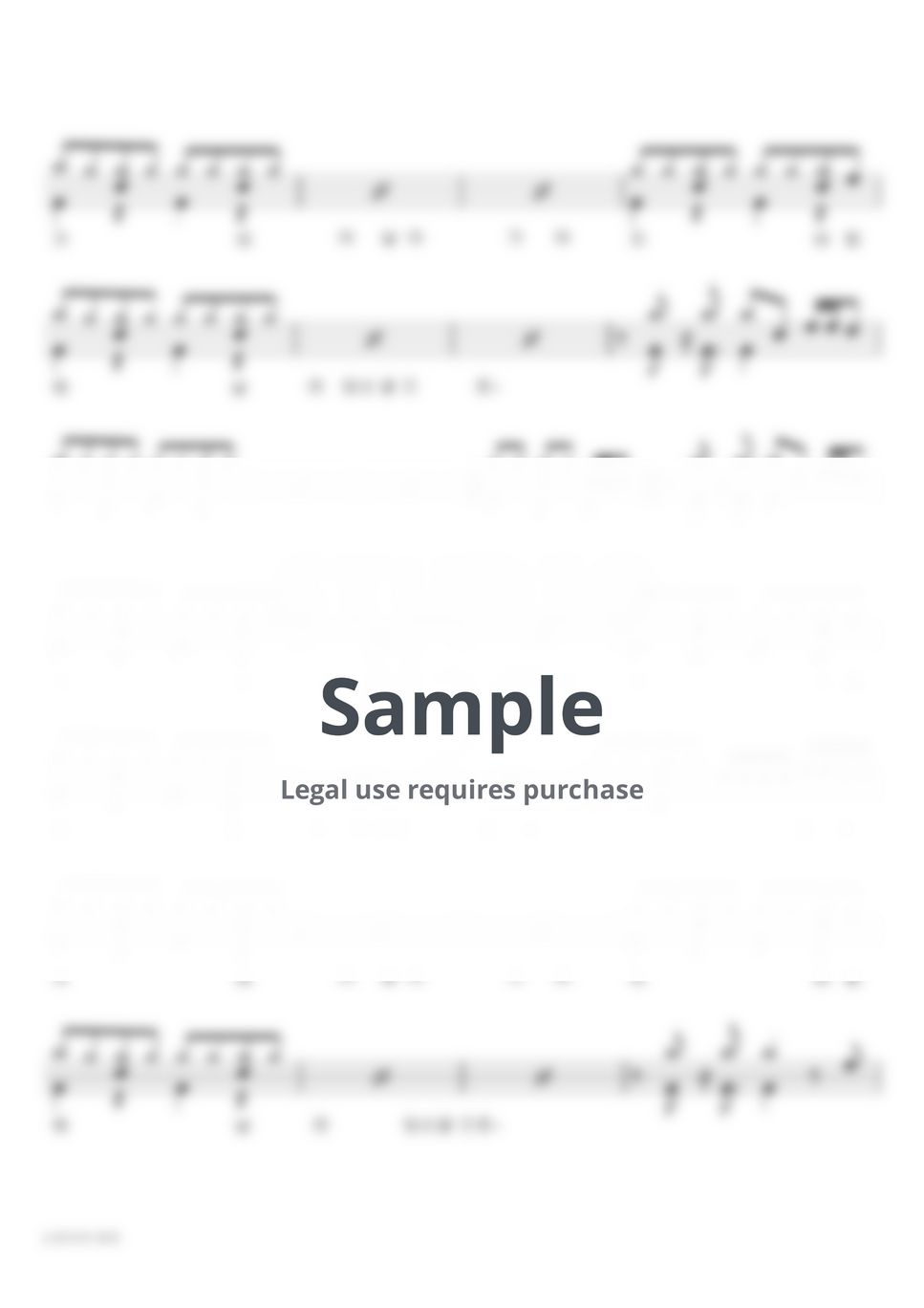 김광석 - 먼지가_되어 (Basic) Sheet Music by Studio830