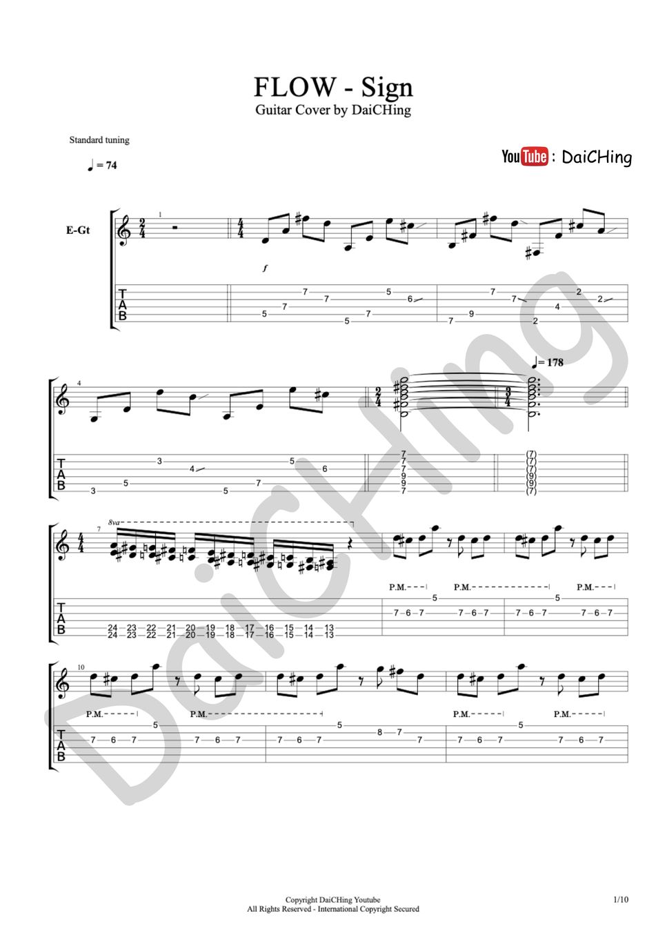 FLOW - Sign (Full ver.) Sheets by DaiCHing