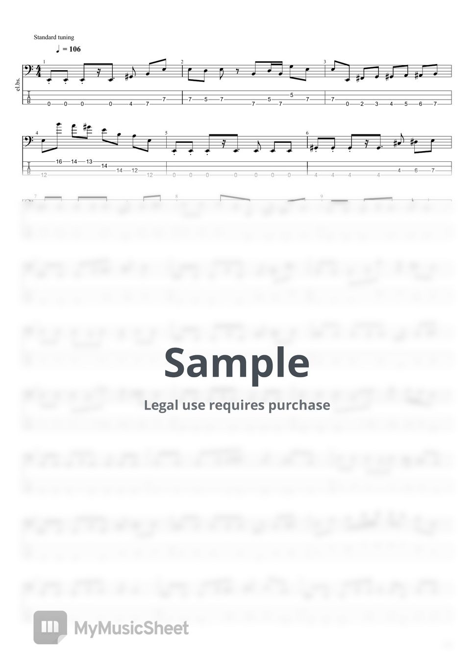 LiSA - アシアトコンパス(Ashiato Compass) Sheets by Teihiro