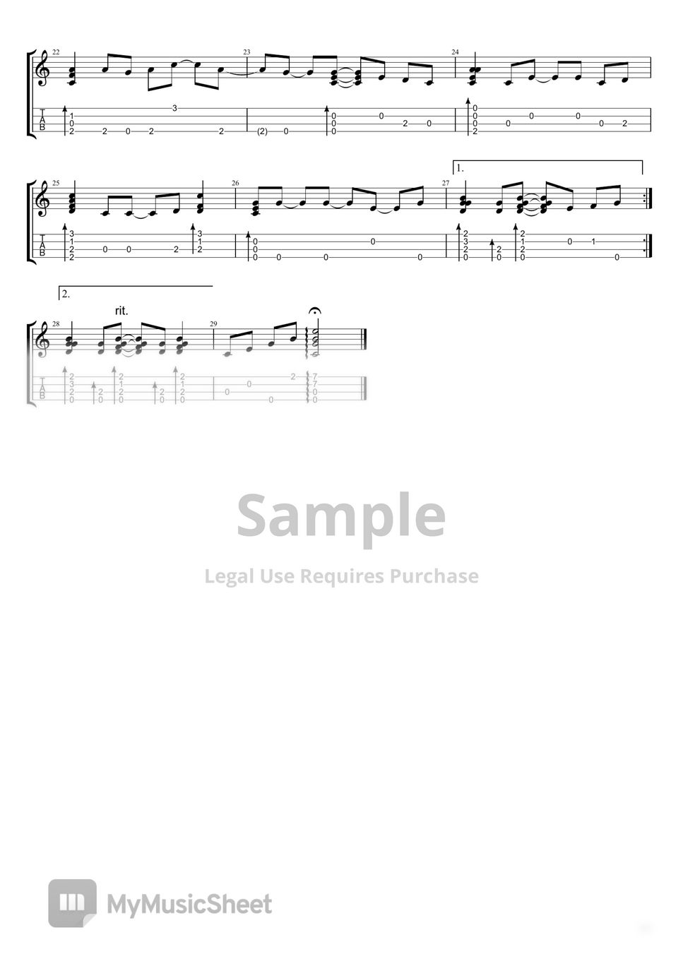 Park Boram - HyeHwa-Dong (Ukulele Tab for Finger Style) แทป + บรรทัด 5 ...