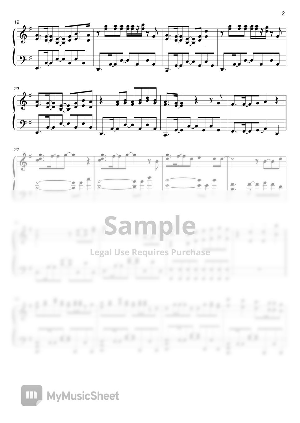 LiSA - Gurenge Sheet Music by THETA PIANO