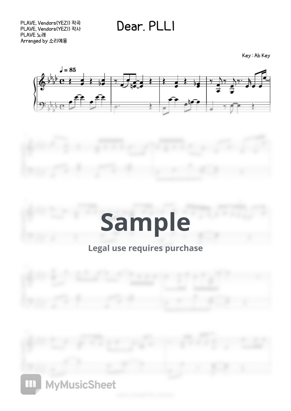 PLAVE - Dear. PLLI Sheets by soriemon