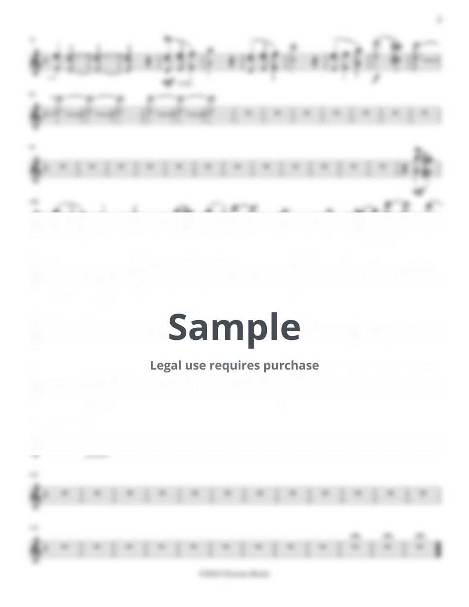 6FU; / BL8M - Wiege (Alien Stage OST) [VIVINOS] Sheet Music by Chooey