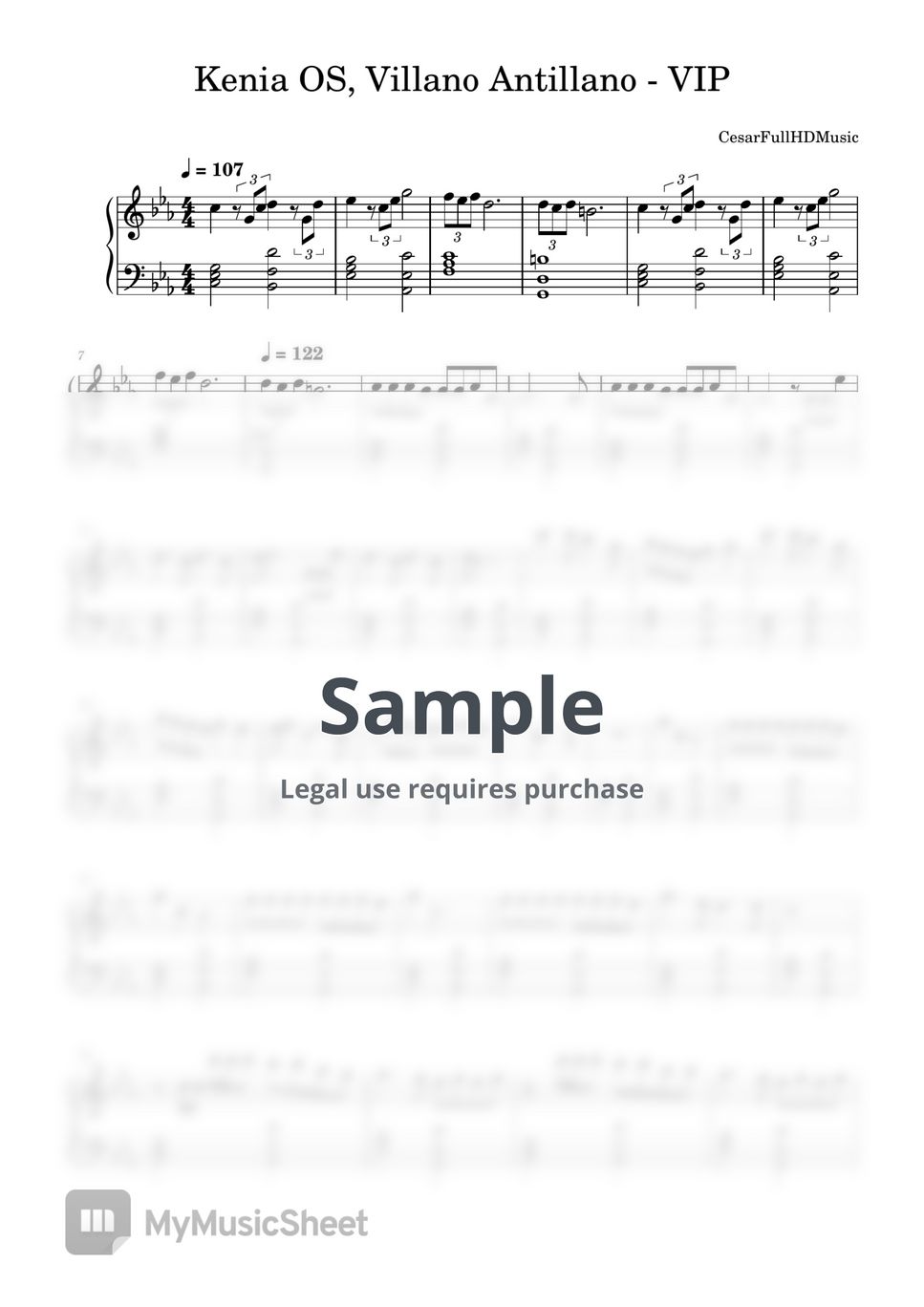 Kenia OS, Villano Antillano - VIP Sheets