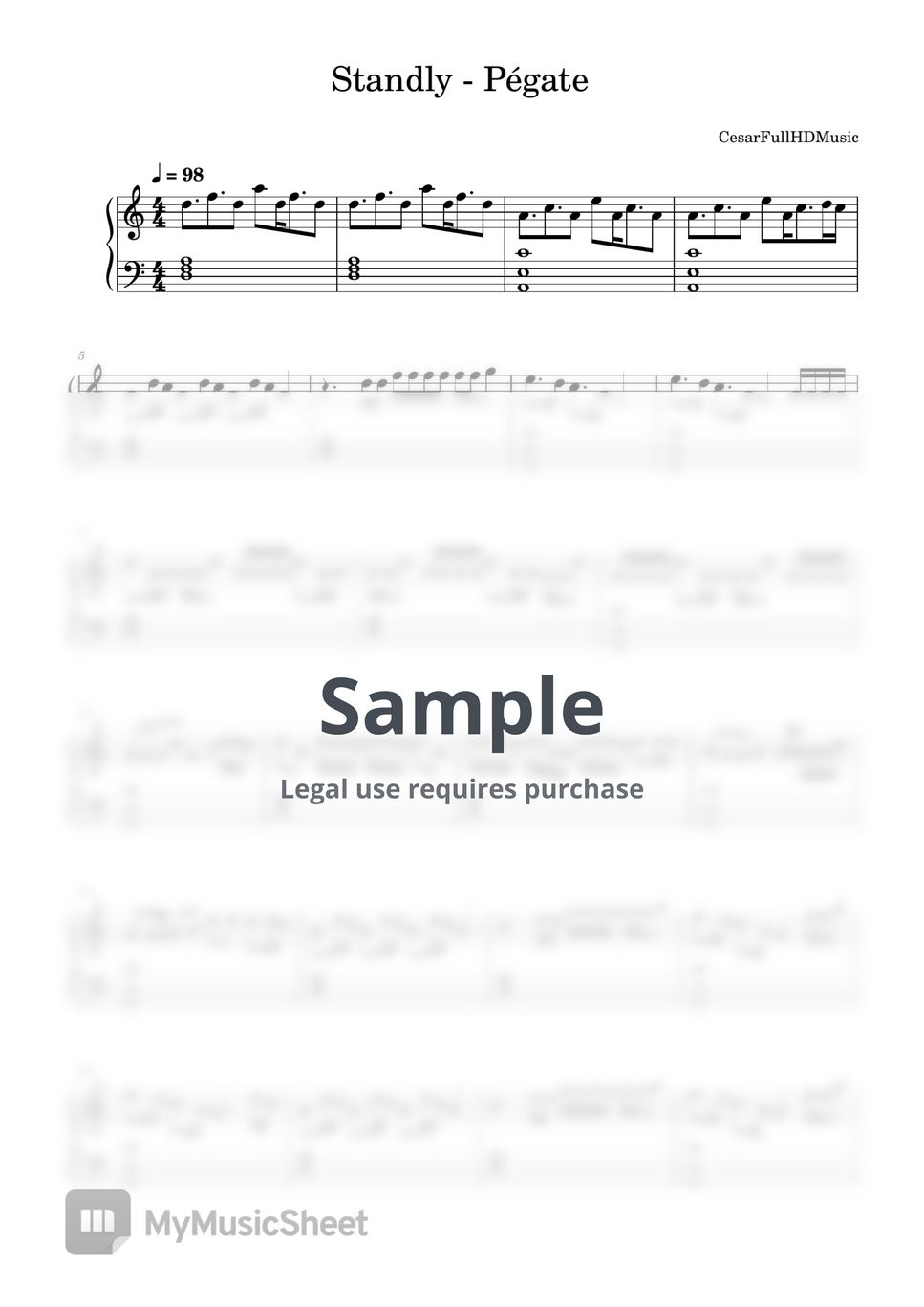 Standly - Pégate Sheets