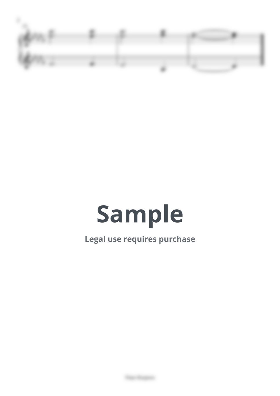 Claude Debussy - Clair de Lune from Dandy`s World Sheet Music by Piano ...