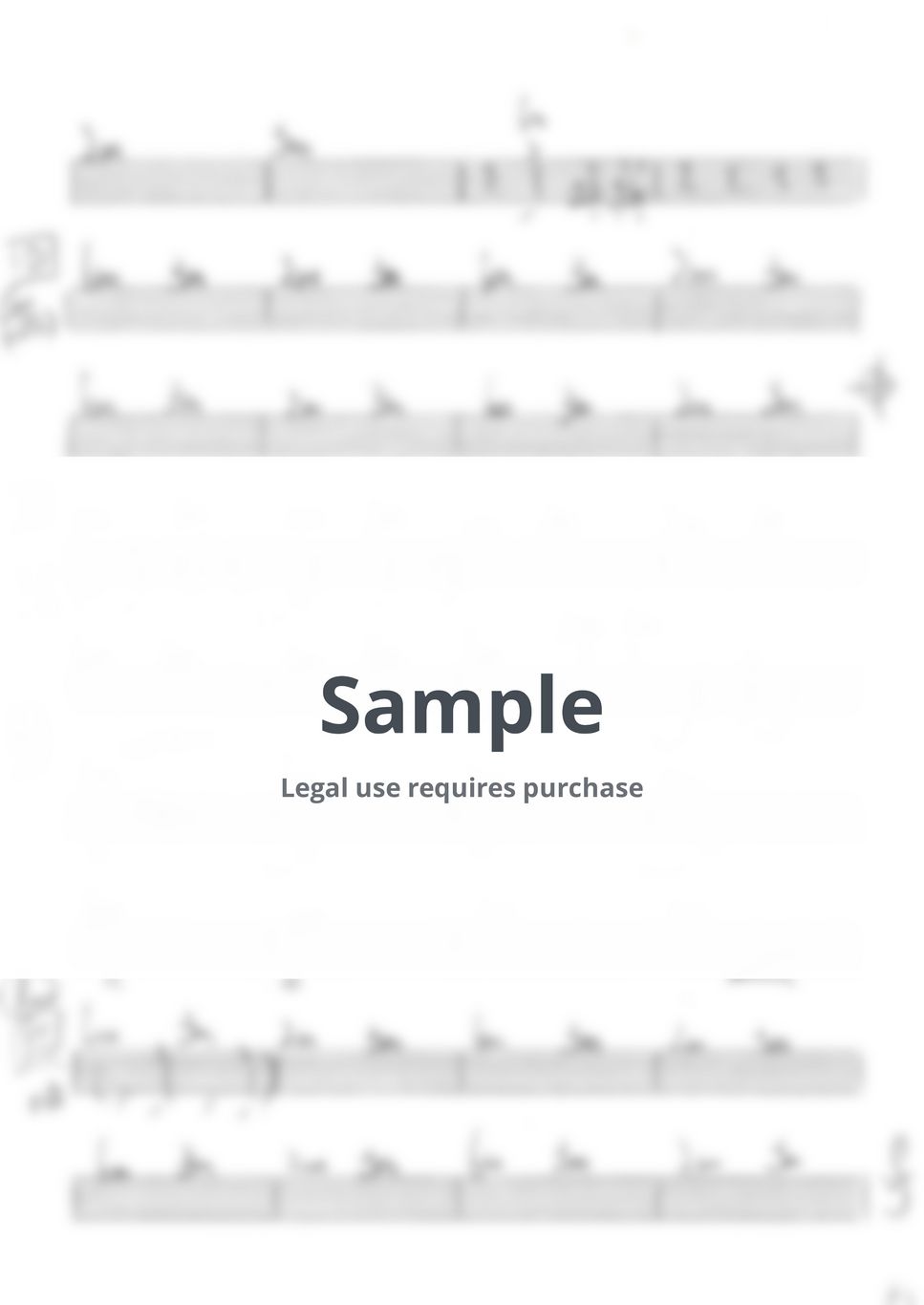 Sade - Smooth Operator TAB+1 Staff by edward8561