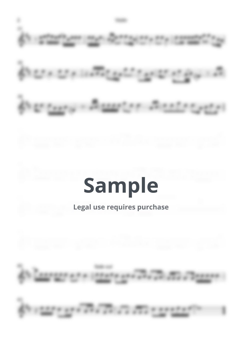 Usher - Yeah! (Violin) Sheets by milzy