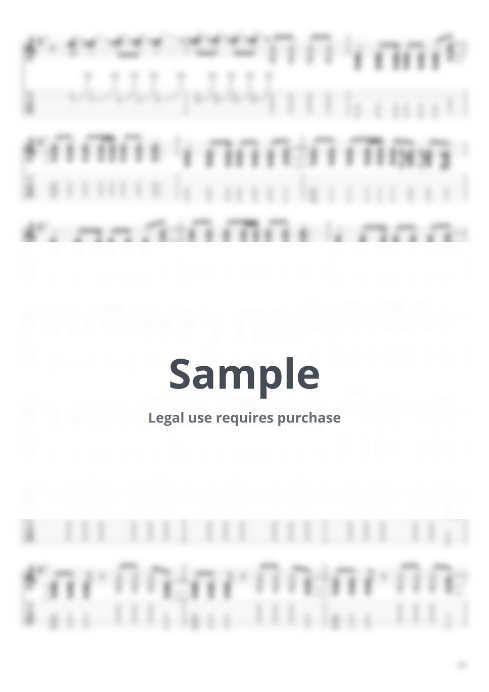 Vaundy - ホムンクルス Tab + 단선 악보 by Ryo Higuchi