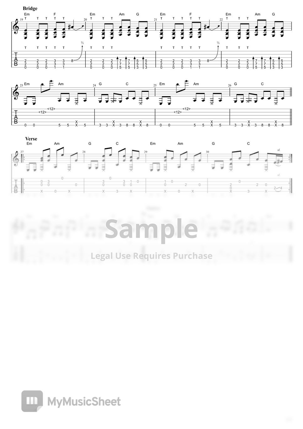 Nirvana - Smells Like Teen Spirit (Acoustic Fingerstyle Guitar) Tab ...