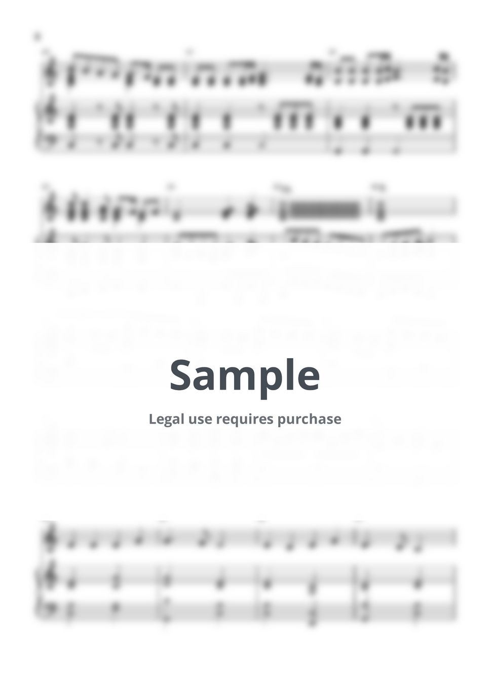 헨델 캐롤메들리 핸드벨 8음 3곡 악보 By Bellplayer