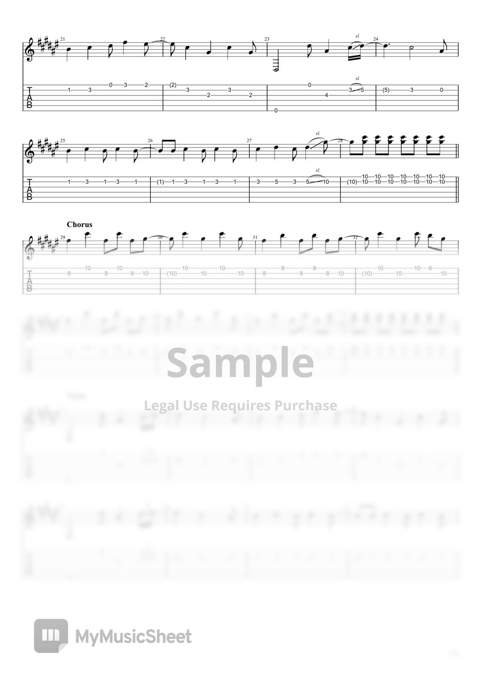 Delispice - 항상 엔진을 켜둘께 (I'll always keep the engine running) Sheet ...