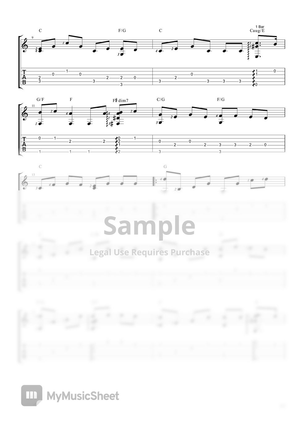 쉬운기타타브악보 괴로울때 주님의 얼굴 보라 Ccm 찬양 타브악보 Sheets By Daniel K