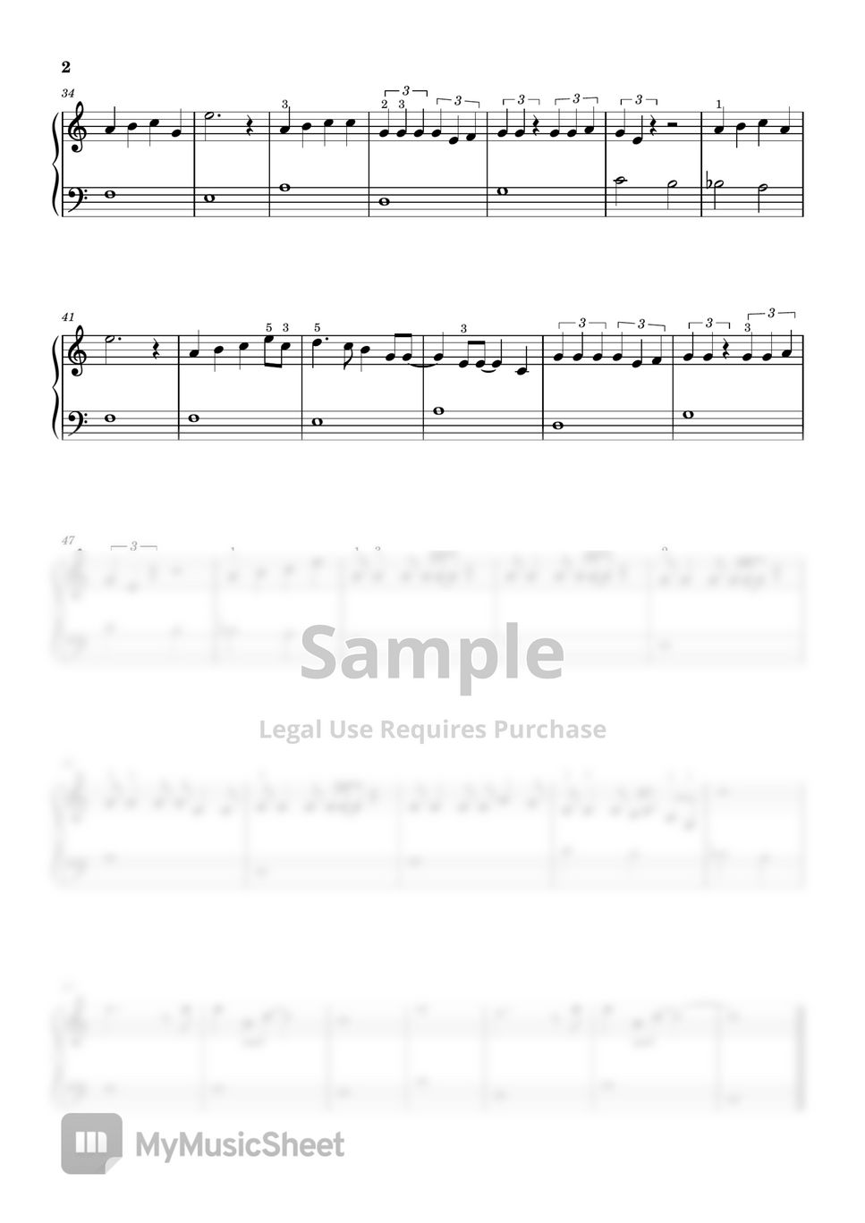 NewJeans (뉴진스) - Ditto (C Key) Sheet Music by 햅삐악보(Habbi)