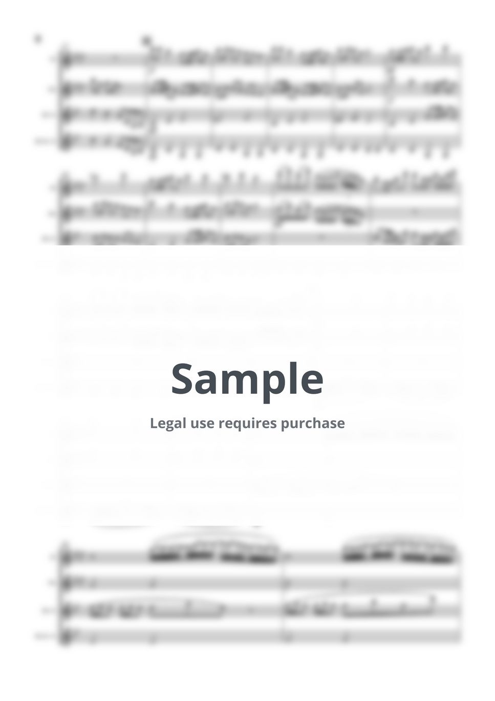 三木 たかし - Anpanman no March〔Fl・Ob・Cl・Bs.Cl〕 Sheet Music by いたちの楽譜屋さん