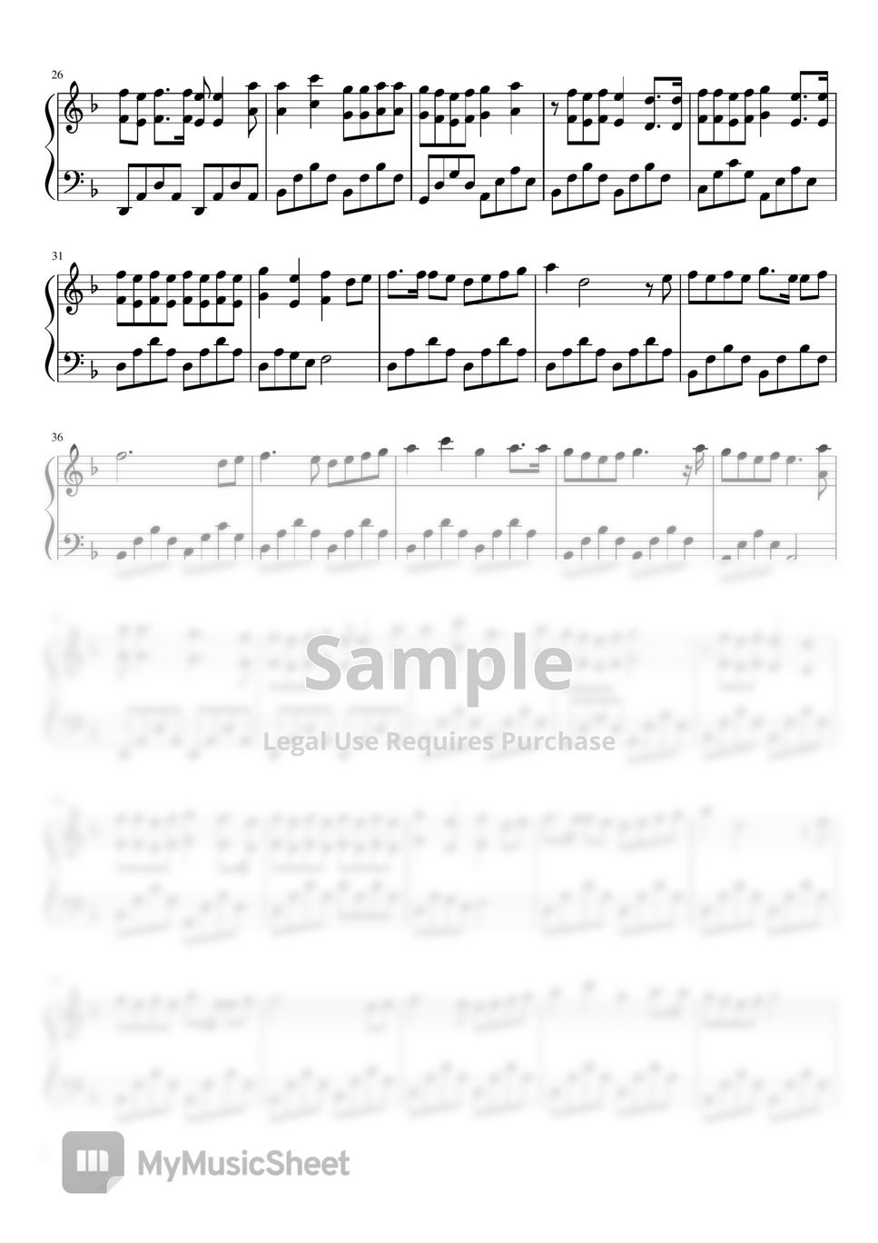 Priscilla's song (Witcher 3 OST) Sheet Music