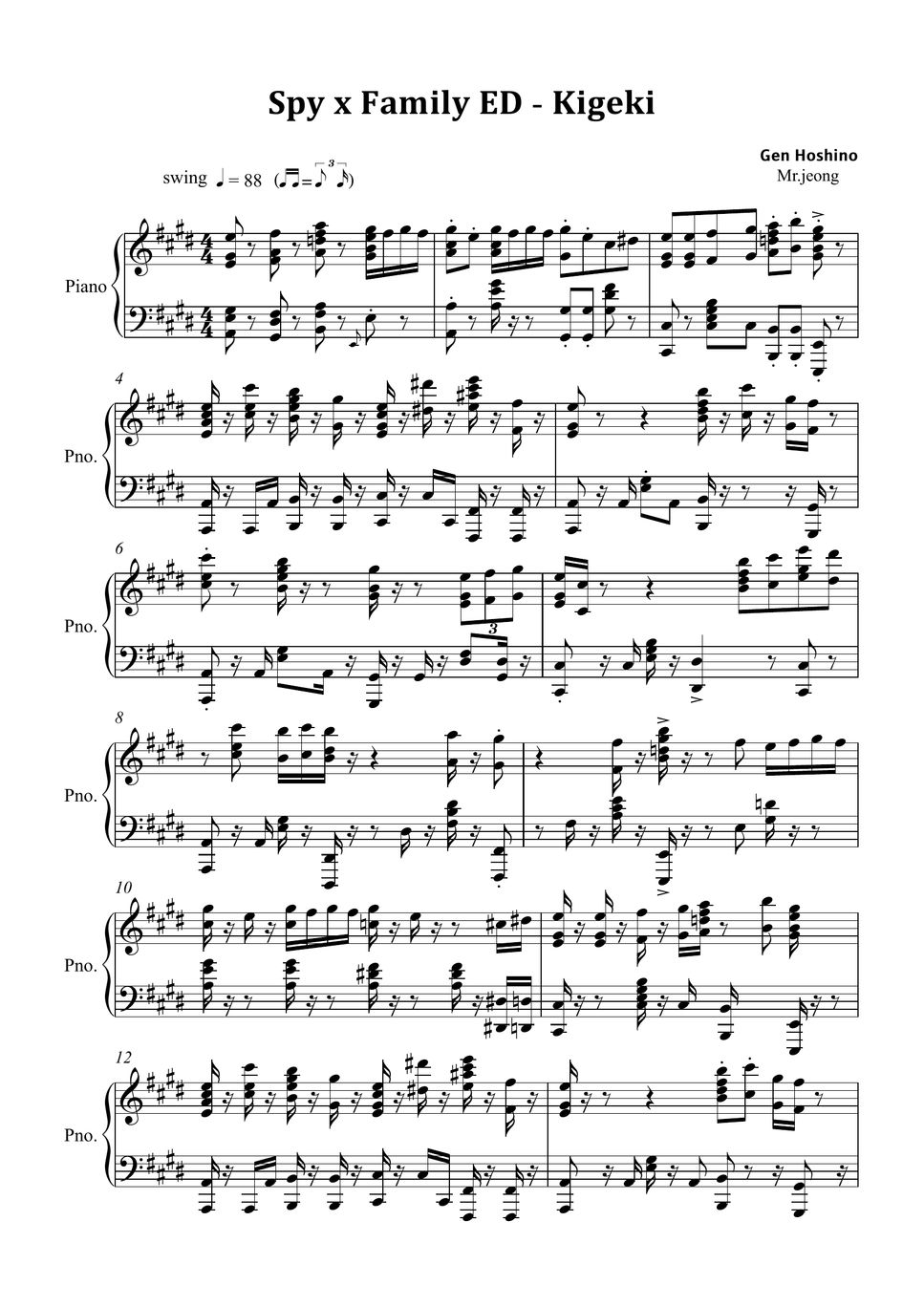 𝗚𝗲𝗻 𝗛𝗼𝘀𝗵𝗶𝗻𝗼 - 𝐒𝐩𝐲 𝐱 𝐅𝐚𝐦𝐢𝐥𝐲 𝐄𝐃 - 𝐊𝐢𝐠𝐞𝐤𝐢 แผ่น by Mr.jeong