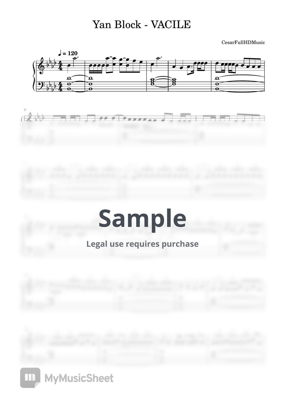 Yan Block - VACILE Sheets