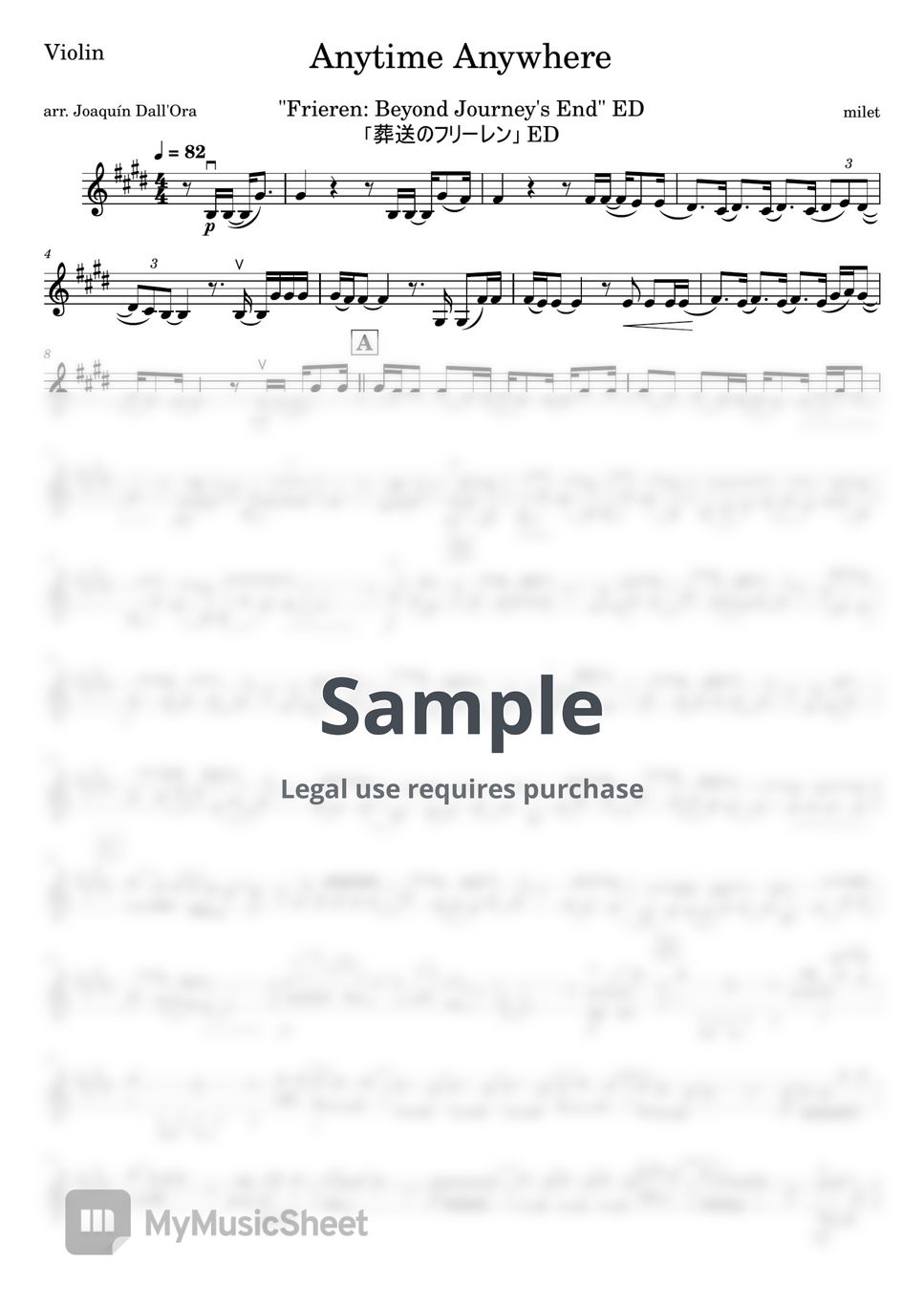 milet - Anytime Anywhere [Full Ver.] | "Frieren: Beyond Journey's End ...