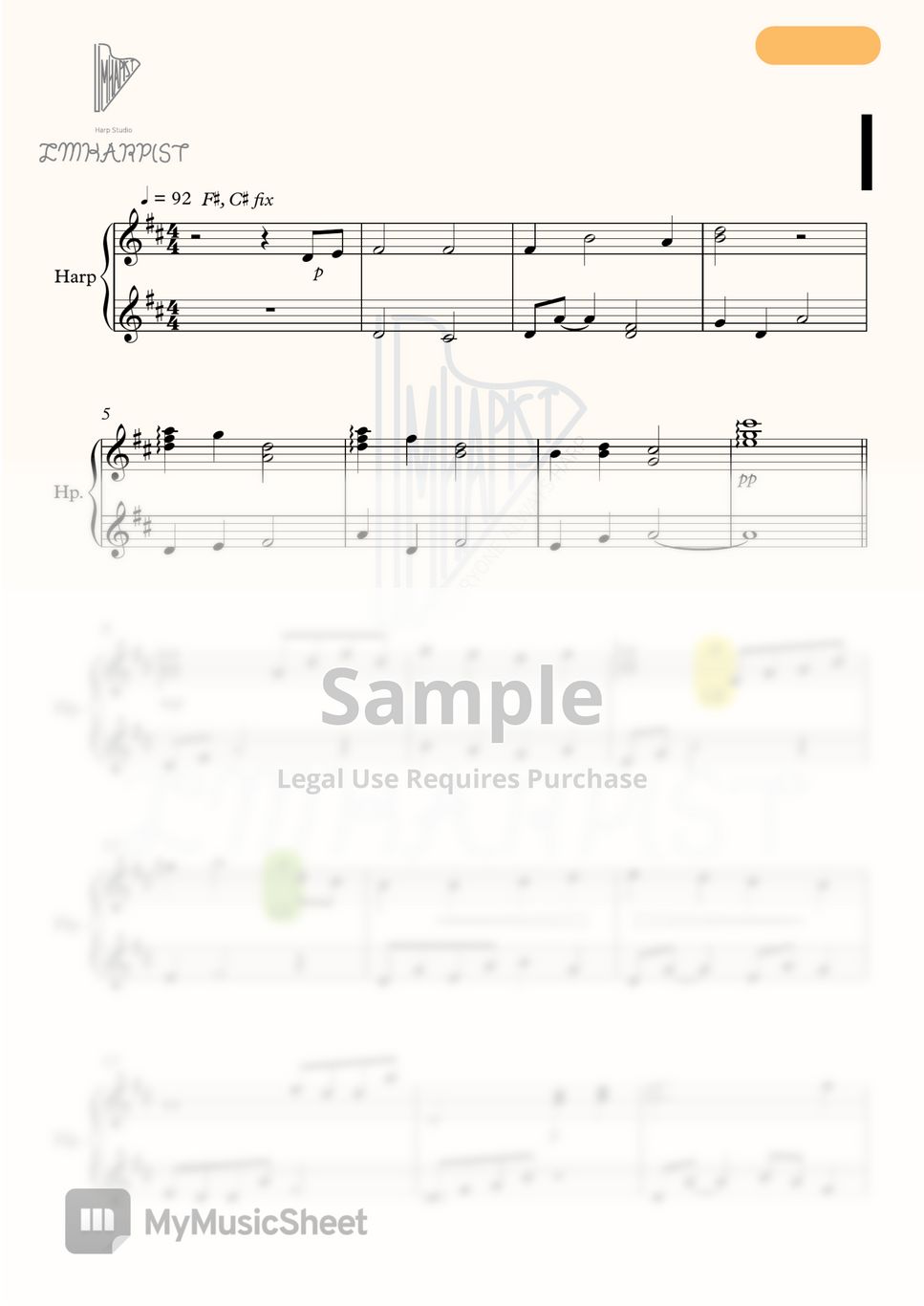 White Christmas 화이트 크리스마스｜미니하프 Miniharp 15string Ver 미니하프 Miniharp