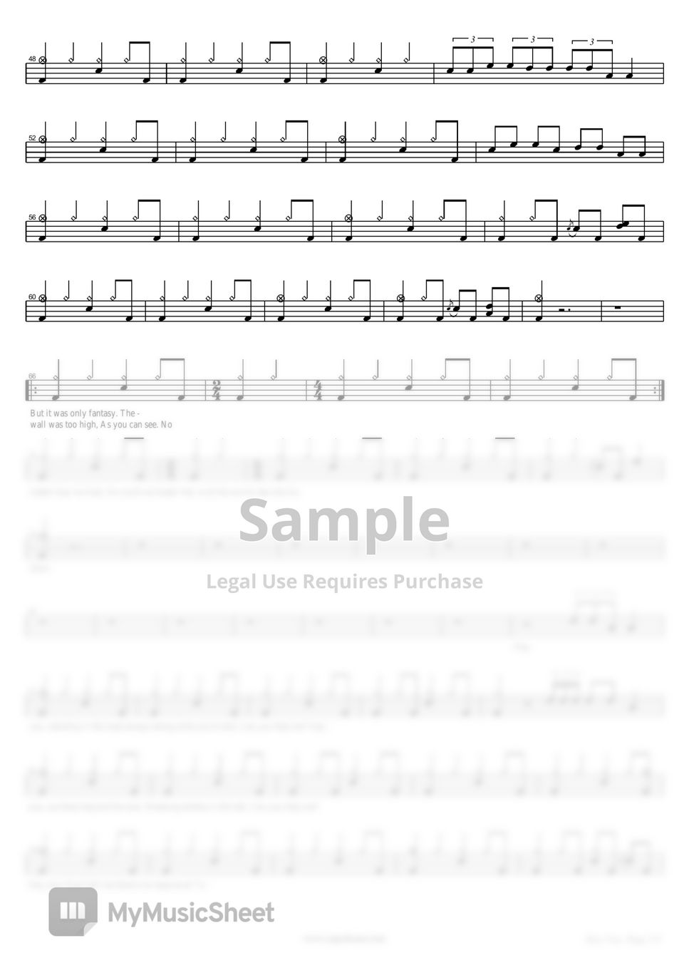 Pink Floyd - Hey You Sheets by COPYDRUM