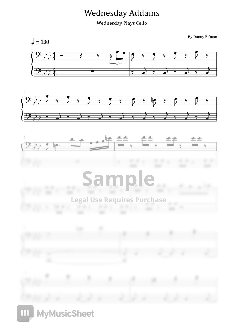 Danny Elfman - Wednesday Addams Play The Cello (Wednesday Addams Play ...