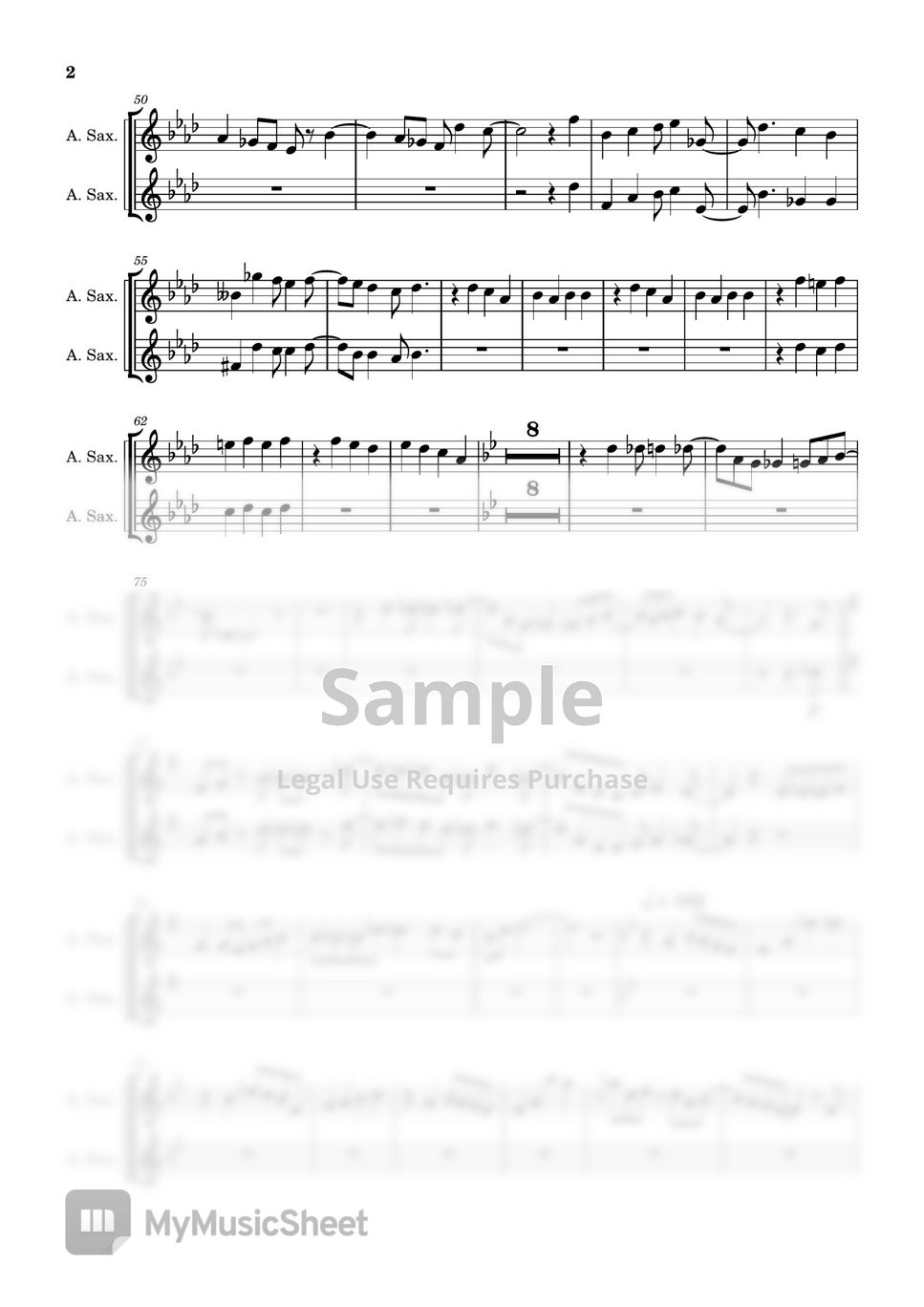 Kenshi Yonezu - KICK BACK (Chainsaw Man) Sheet Music by Mazik Winds