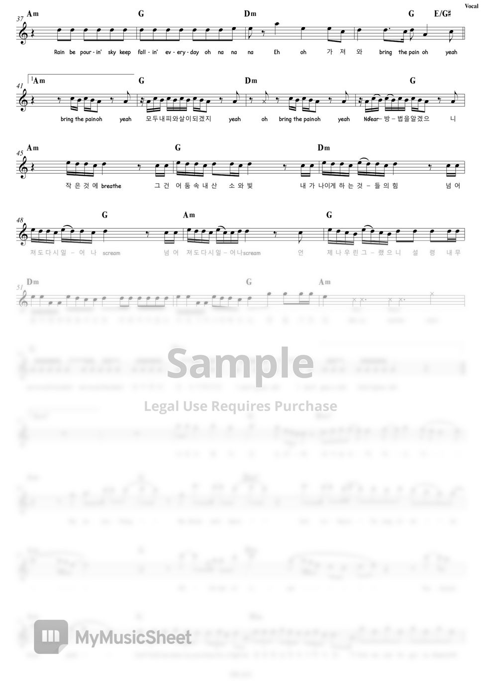 방탄소년단 BTS - On (+MR) Vocal Nutowy PDF | COVER SKILLS | mymusic5