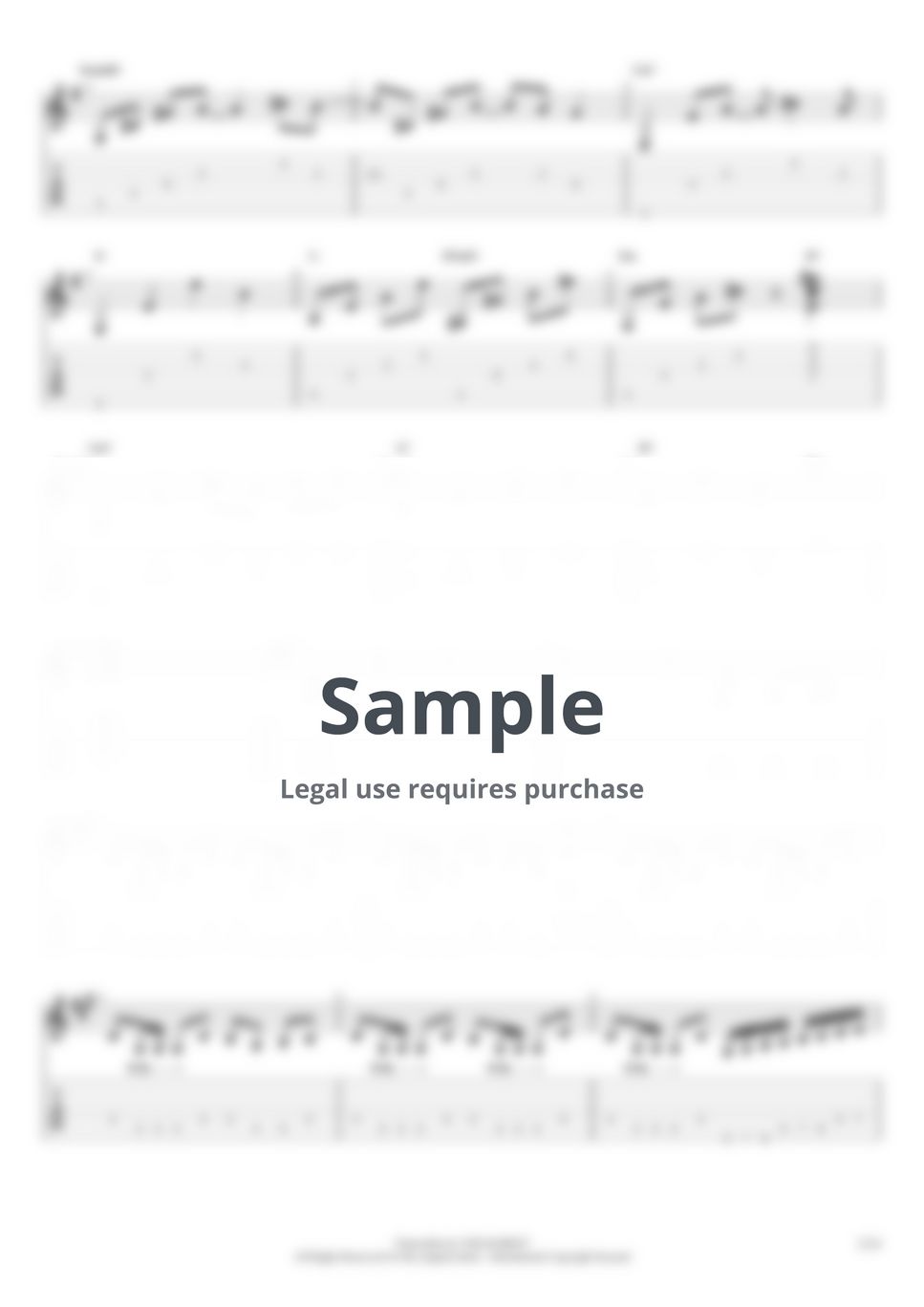 BABYMETAL - 紅月アカツキ (AKATSUKI) (Guitar1) Sheets by Tab Market