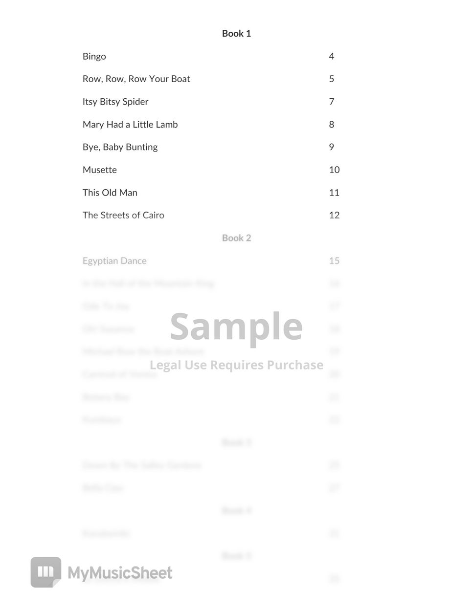 Bobby Cyr - Piano Method - 20 Free Piano Sheets (ENGLISH) 楽譜 by Piano ...