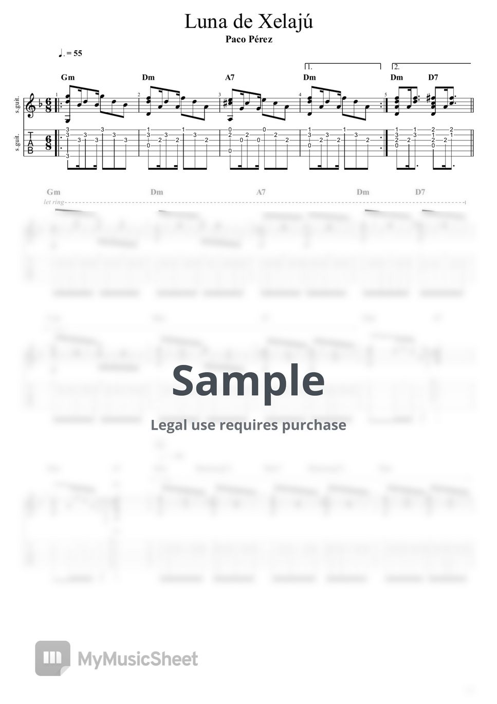 Luna de Xelajú (Acompañamiento de Guitarra - Versión Gaby Moreno ...