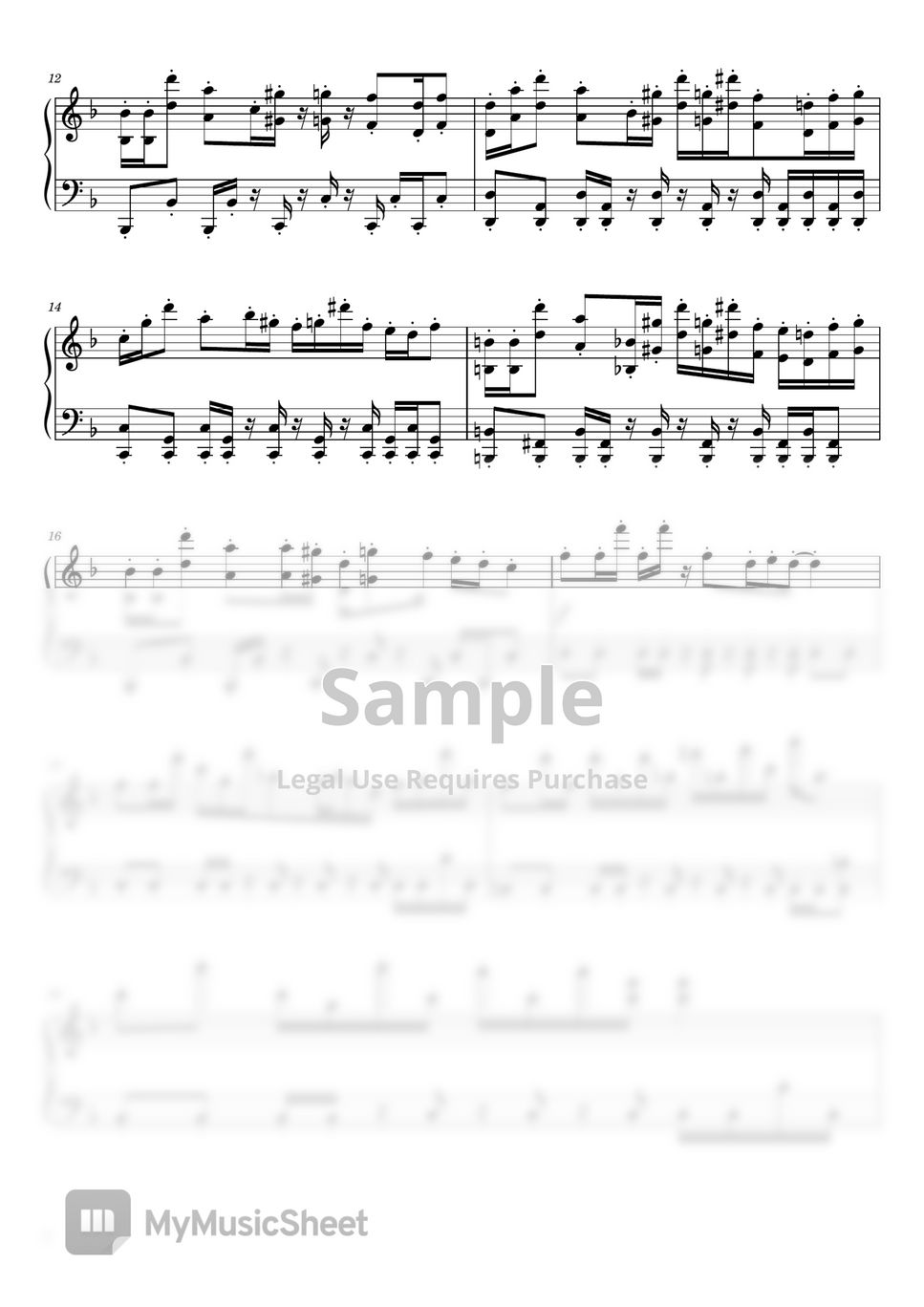 Undertale - Megalovania Sheet Music by Anime Piano Tutorial