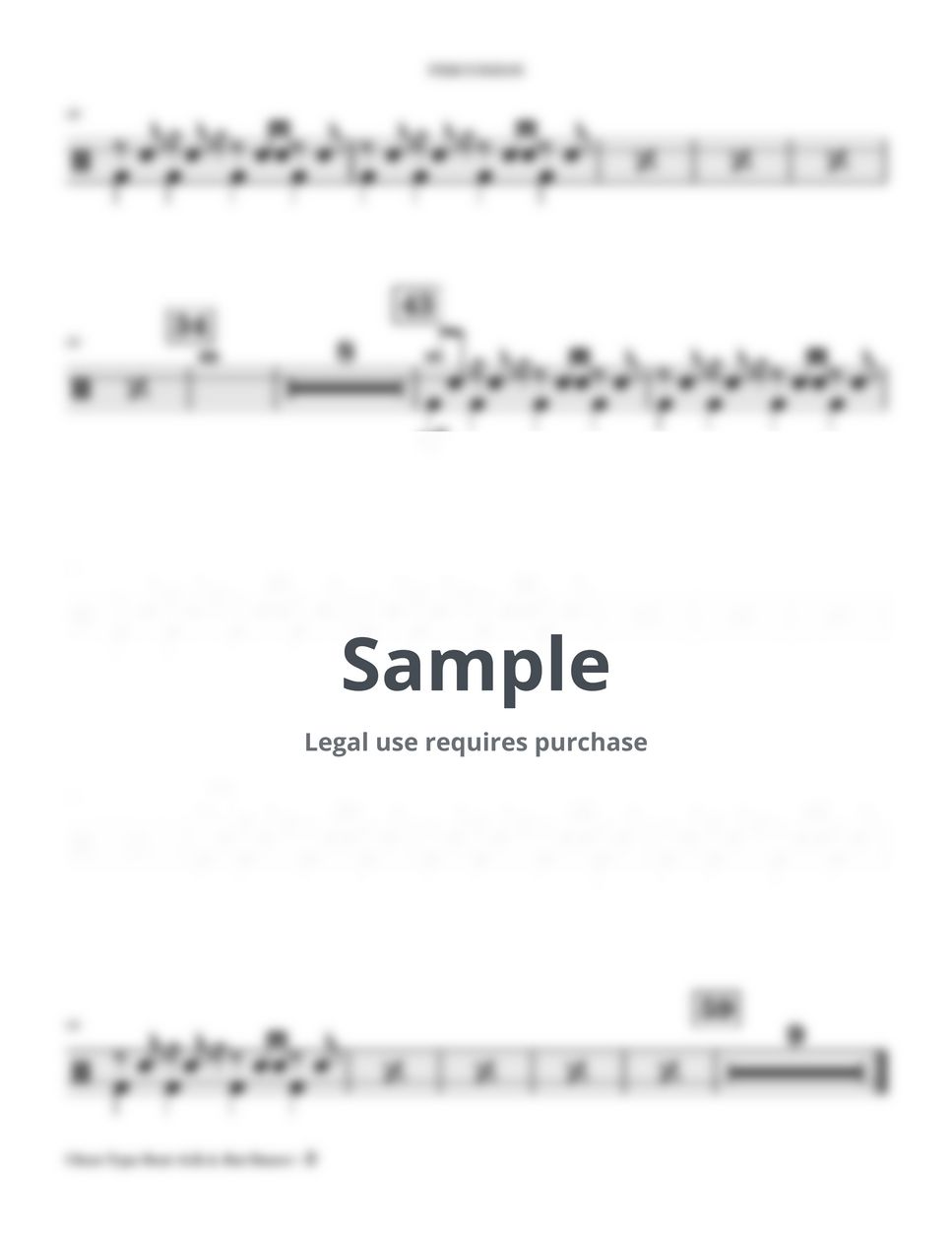 joyful - Chess Type Beat (aka Rat Dance) - Band - Percussion Sheet ...