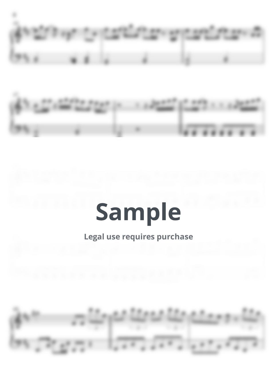 YOASOBI - Encore (For Piano Beginners / Short Version) Sheet Music by ...