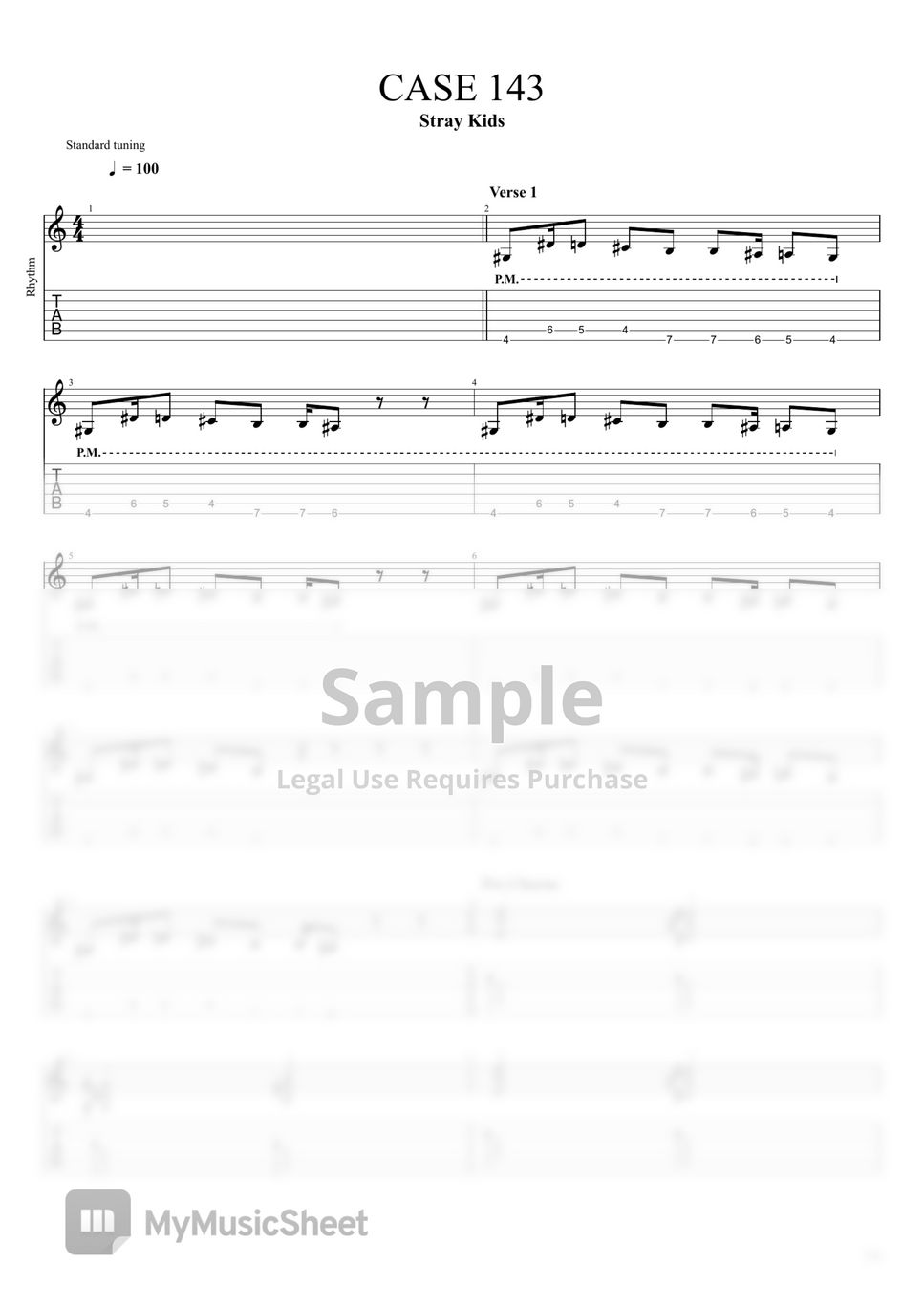 Stray Kids - CASE 143 악보 by Rob Ethereal