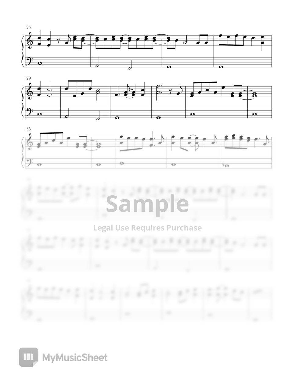 Barry Manilow - Mandy (Easy Version) Sheets by PHianonize